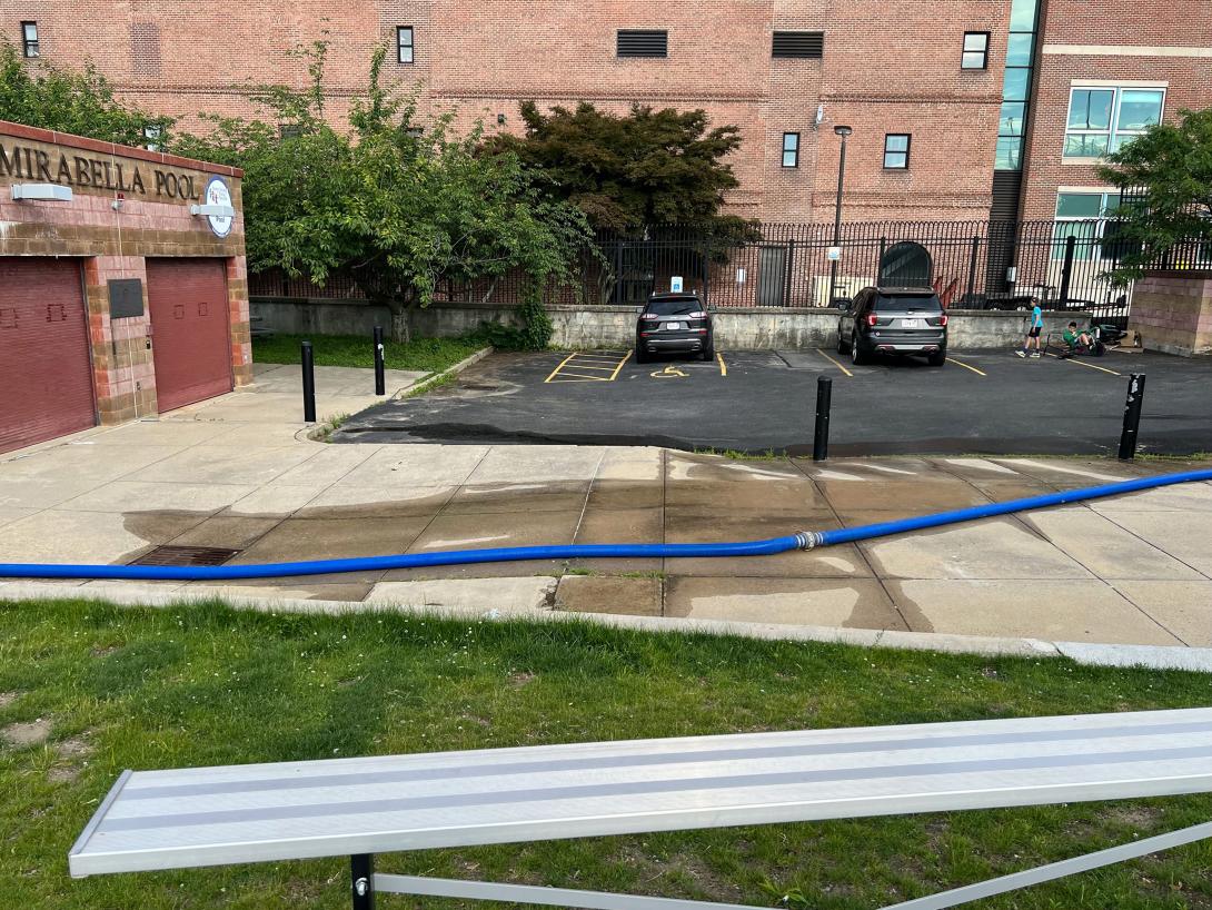 Spotted: The annual filling of the Mirabella Pool | NorthEnd .page